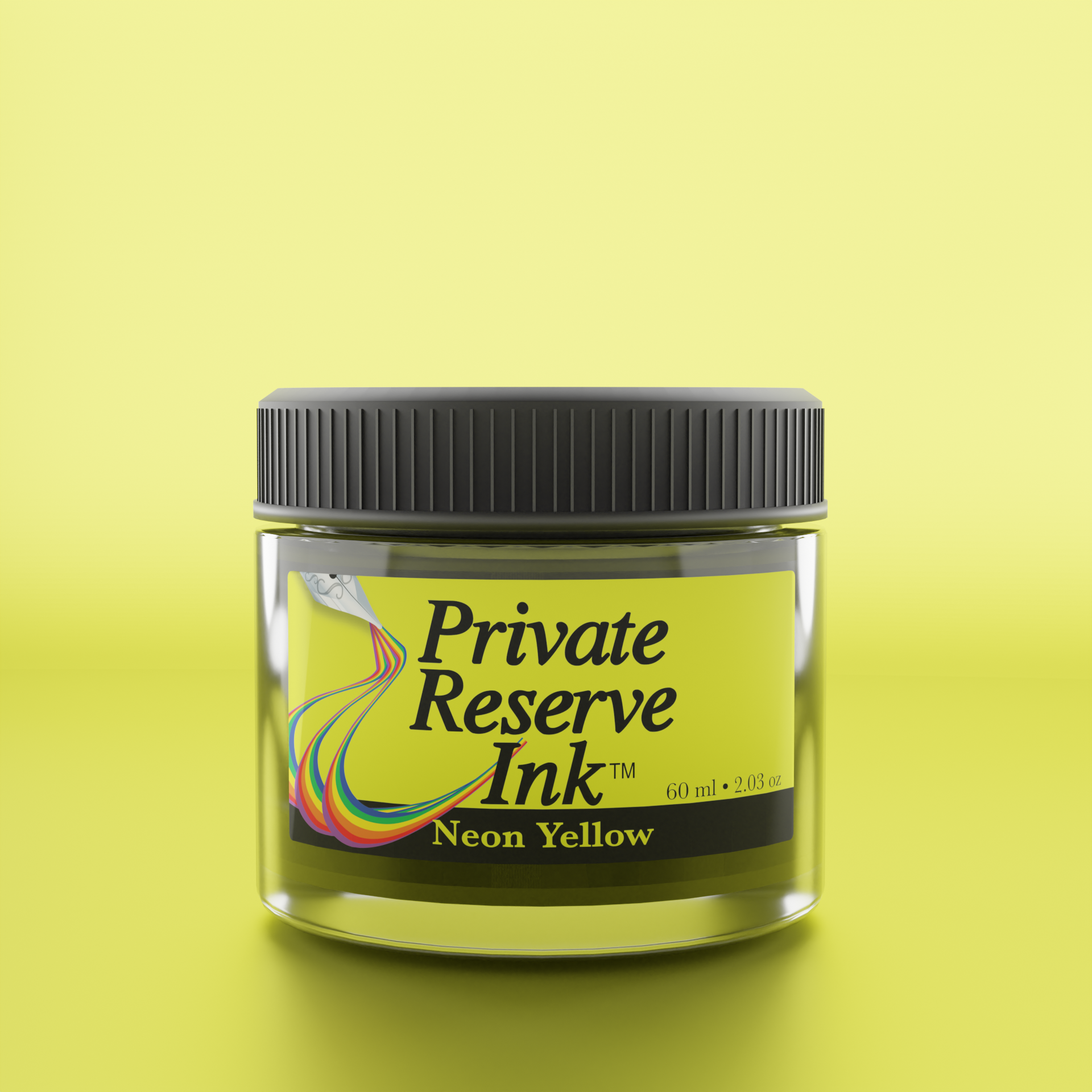 Private Reserve Ink, 60 ml ink bottle; Neon Yellow