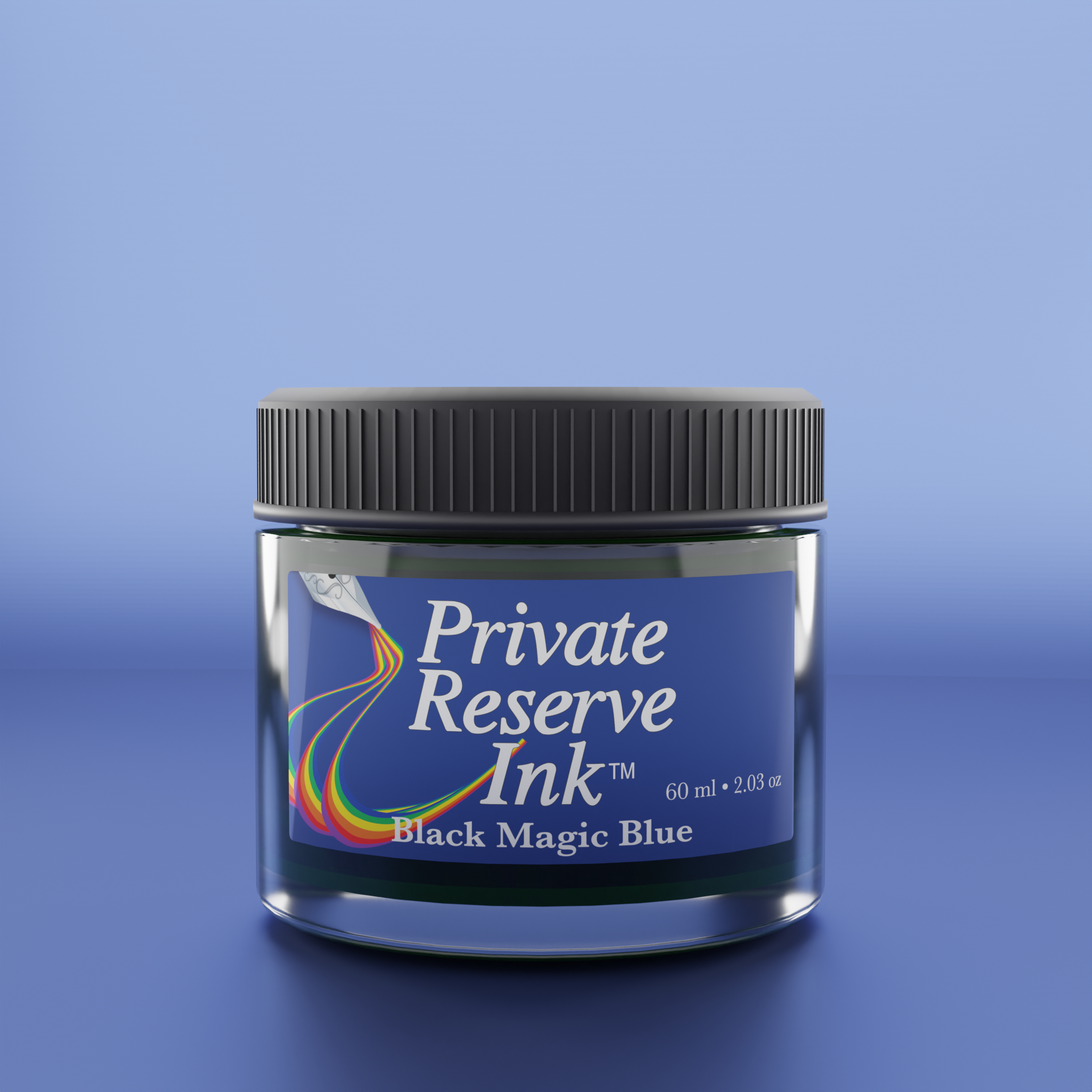 Black Magic Blue - 60ml ink bottle – Private Reserve Ink