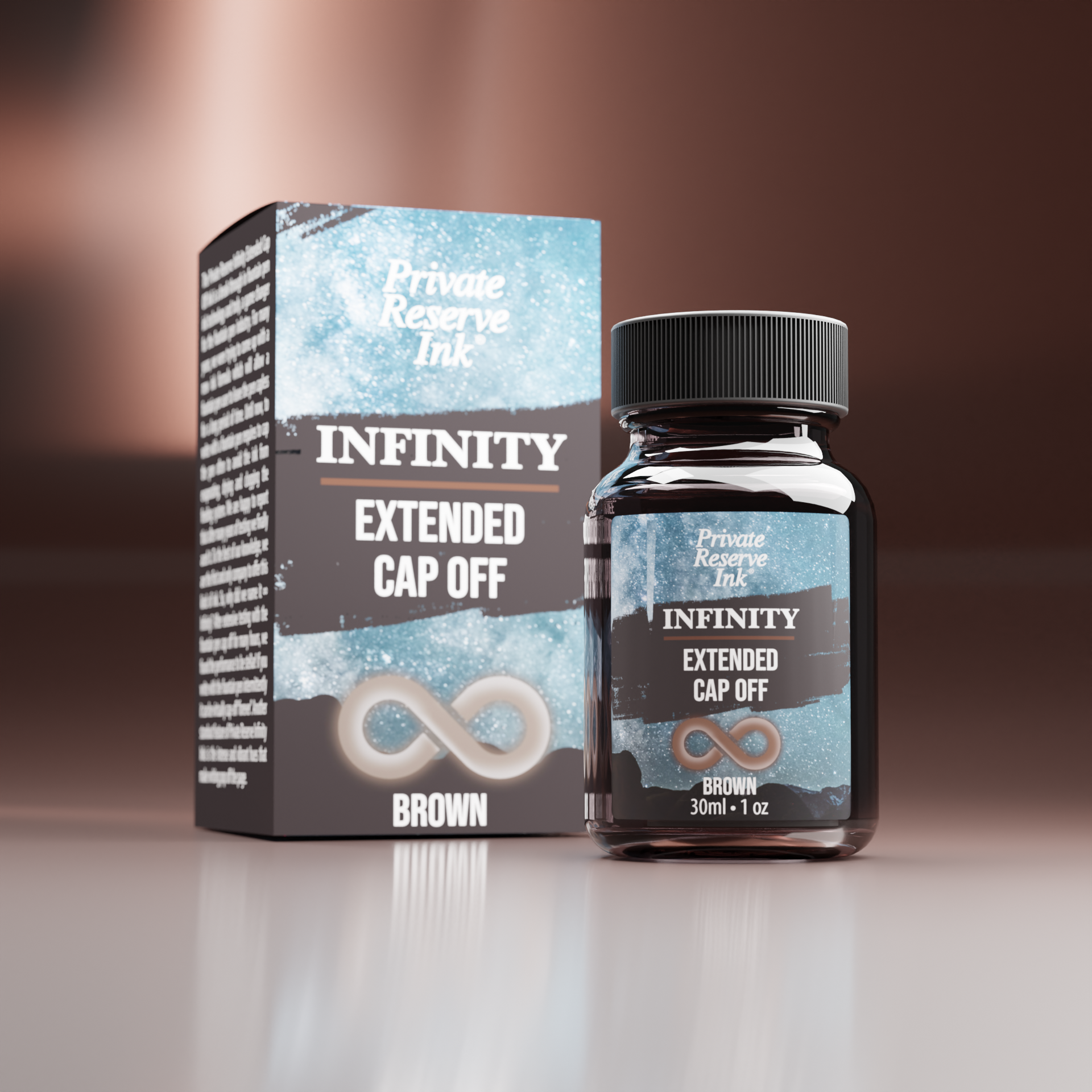 Infinity Brown (With ECO Formula) 30ml Ink Bottle – Private Reserve Ink